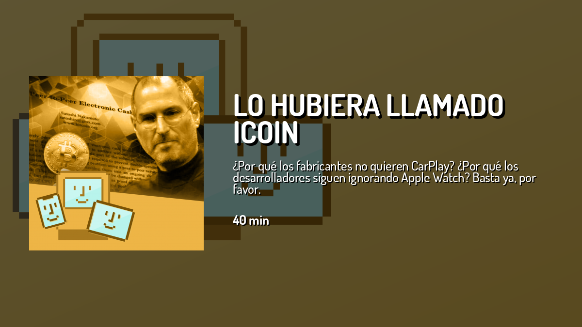 Lo hubiera llamado iCoin — Cupertino — Cuonda