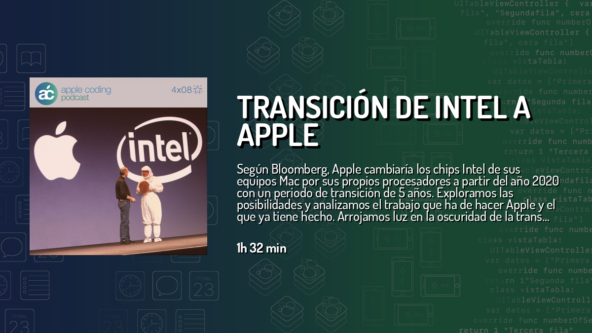 Transición de Intel a Apple — Apple Coding — Cuonda